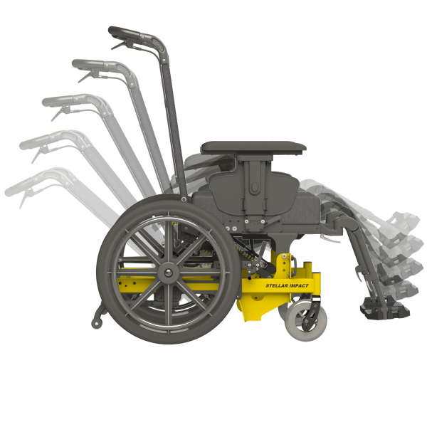 PDG Mobility Stellar Impact Tilt-in-Space Heavy Duty Wheelchair - Recare