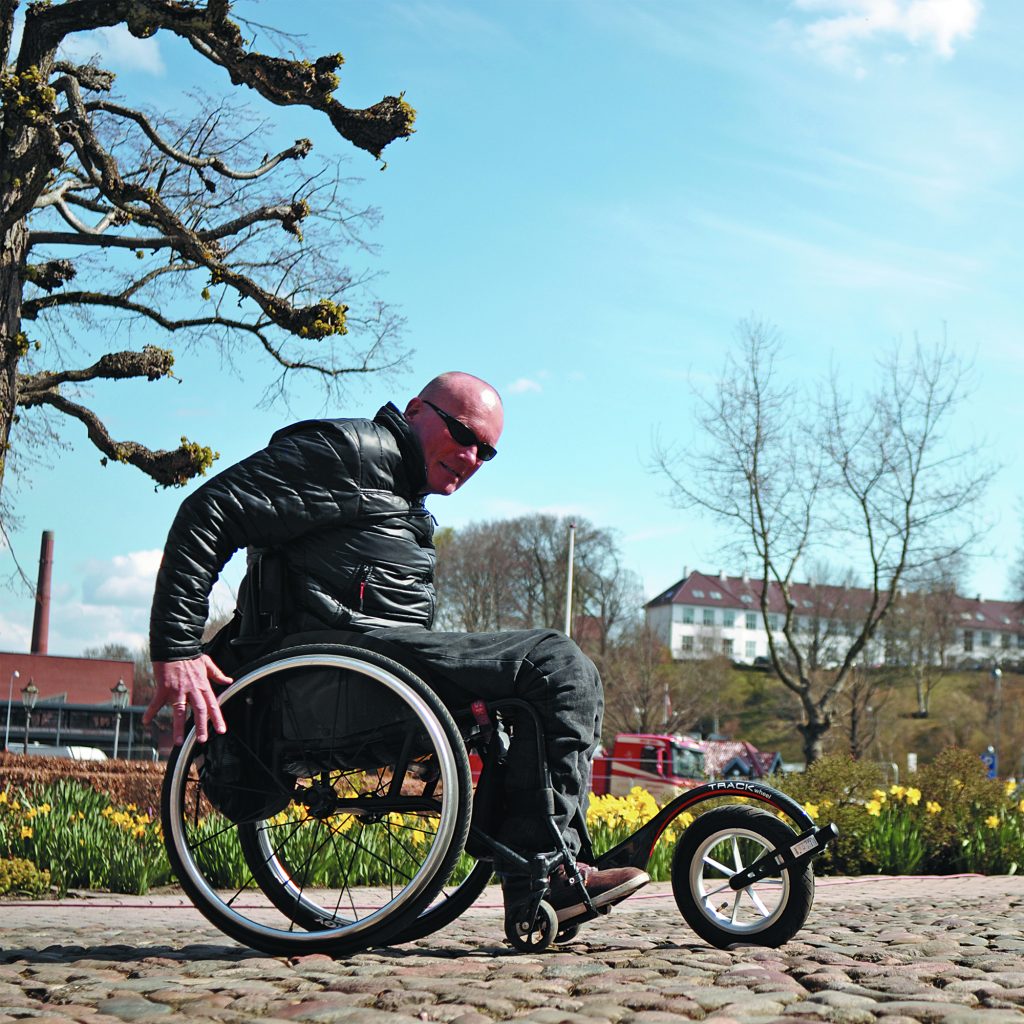 Rehasense Track Wheel: Transform to All-Terrain Wheelchair - Recare