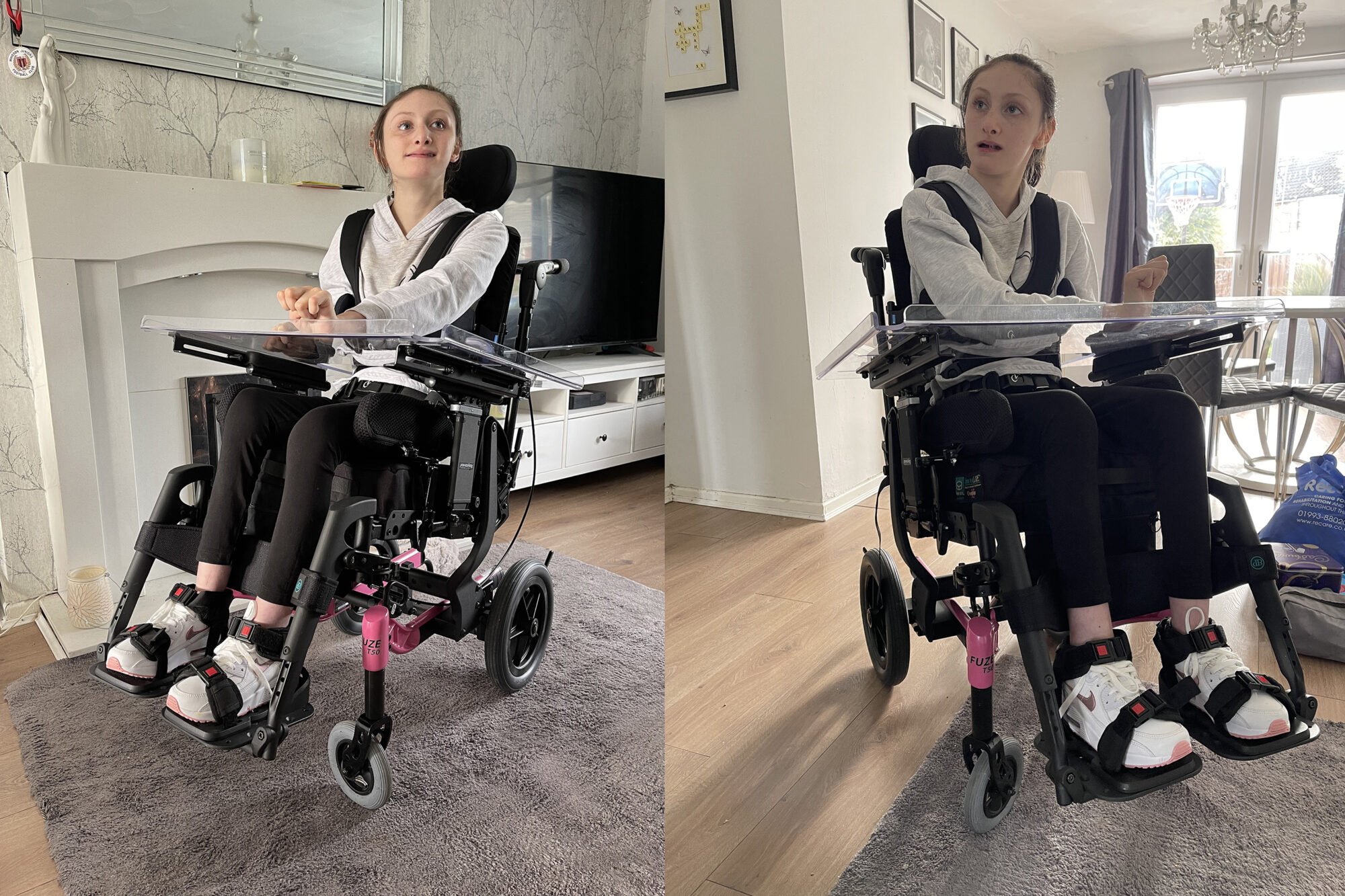 Megan marvels at her new mobility - Recare